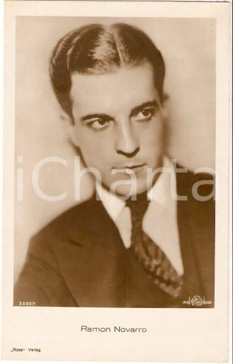 1930 CA CINEMA Actor Ramon NOVARRO wears a necktie *Cartolina FP NV EUR ...