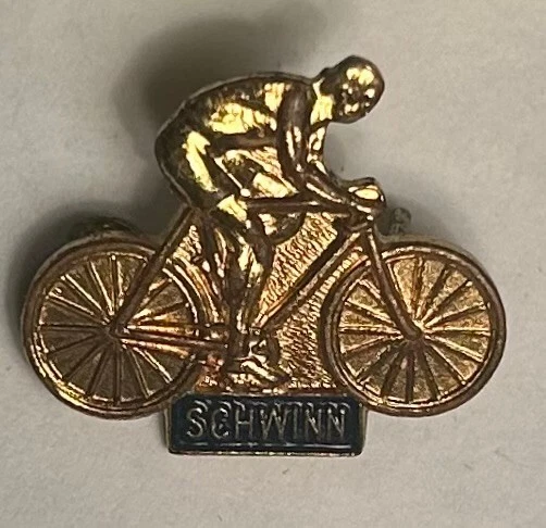 SCHWINN BICYCLE GOLD Tone Vintage 1960s Era Lapel Pin Used FREE SHIPPING! £10.03 - PicClick UK