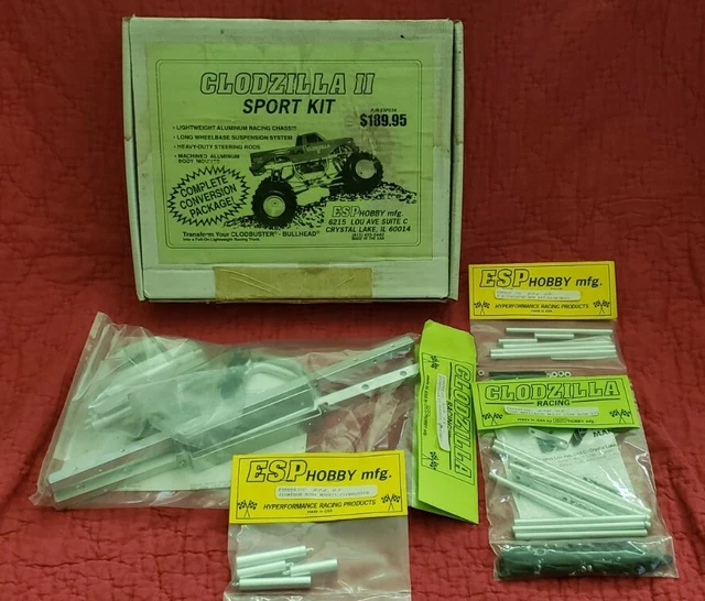 NOS ESP CLODZILLA II R/C Truck Sport Conversion Kit Tamiya Clodbuster ...