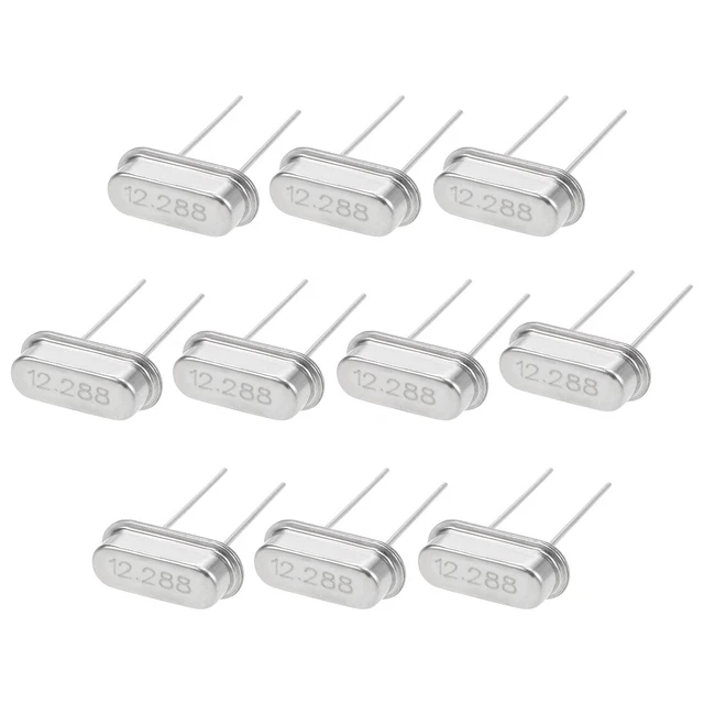 10 PCS 12.288MHZ HC-49S DIP Quartz Crystal Oscillators Resonators ...