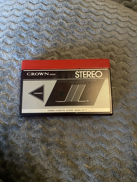 WALKMAN CASSETTE PLAYER Crown Japan Cs-11 £90.00 - PicClick UK