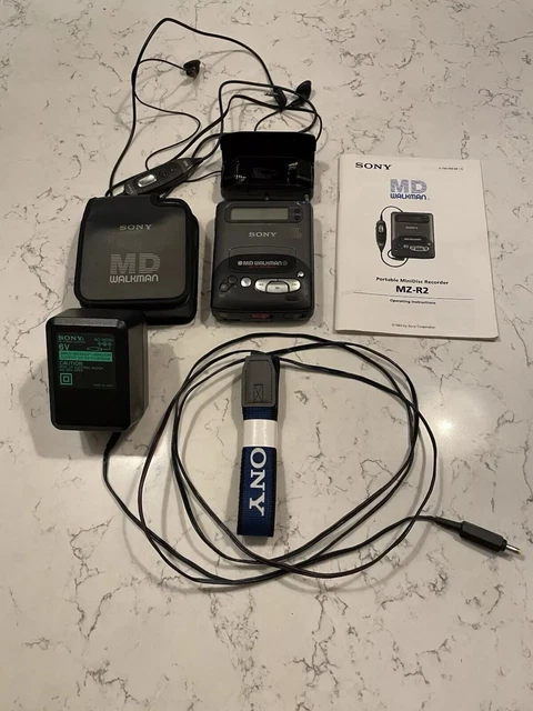 RARE FAULTY SONY MZ-R2 Portable Minidisc Recorder Walkman with ...