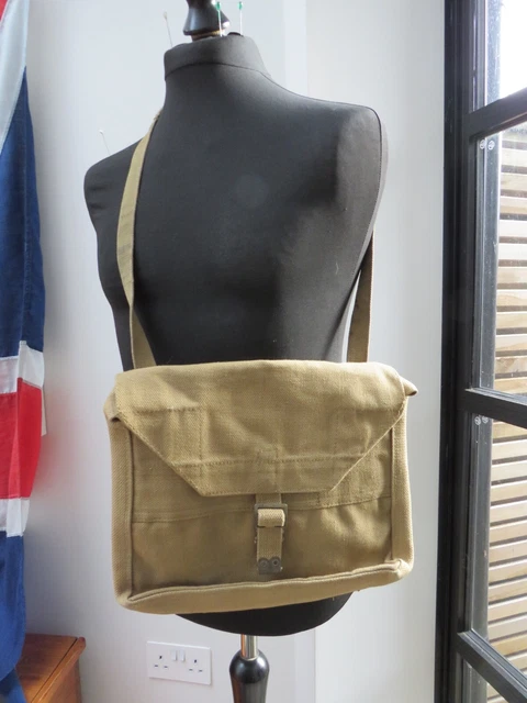 1940 DATED WWII British Army Military Officer's Webbing Valise Bag EUR ...