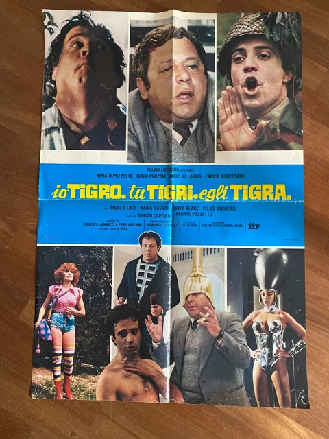 GG,SOGGETTONE POSTER 1F,IO tigro, tu tigri, egli tigra Pozzetto ...