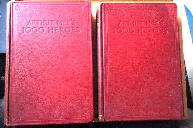 ARTHUR MEE'S 1000 HEROES: 2-VOLUME SET, 1930s. Very Good condition. £39 ...