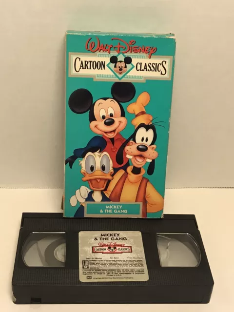 VINTAGE 1991 DISNEY Walt Disney Cartoon Classics Vhs Mickey & The Gang ... VINTAGE 1991 DISNEY Walt Disney Cartoon Classics Vhs Mickey & The Gang ...