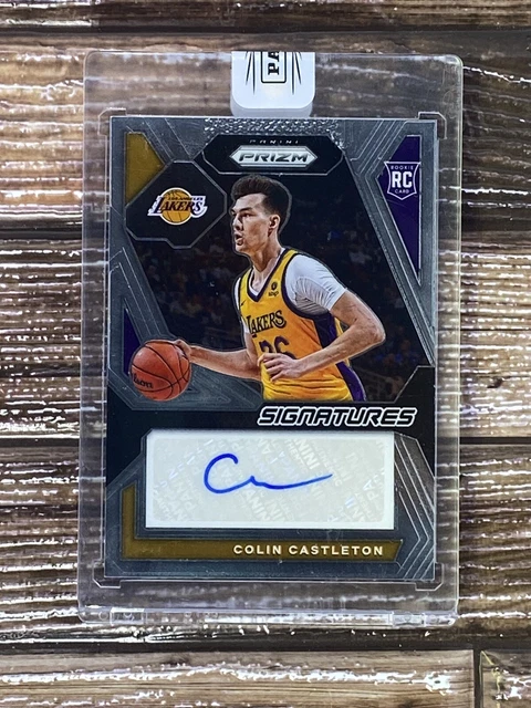 2023-24 PANINI PRIZM Colin Castleton recrue signatures voiture #RSI-CNC ...