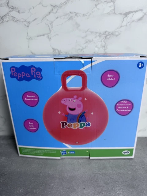 PEPPA PIG SPACE Hopper Inflatable Hopping Ball With Grip Handle Kids 3 ...