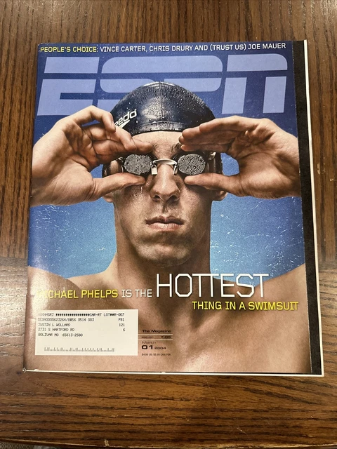 ESPN THE MAGAZINE March 2004 Michael Phelps Cover Complete £7.58 ...