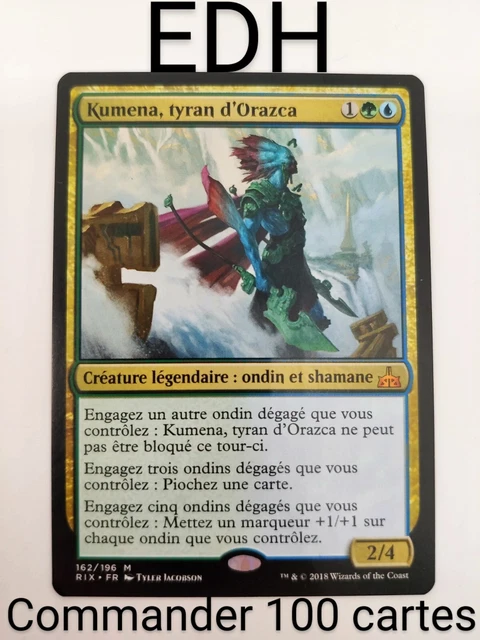 MTG COMMANDER DECK Ondin/Merfolk Kumena Tyran d'Orazca 100 Cartes Magic ...