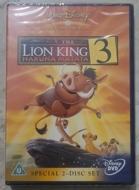 THE LION KING 3: Hakuna Matata (Disney DVD) **BRAND NEW & SEALED ...