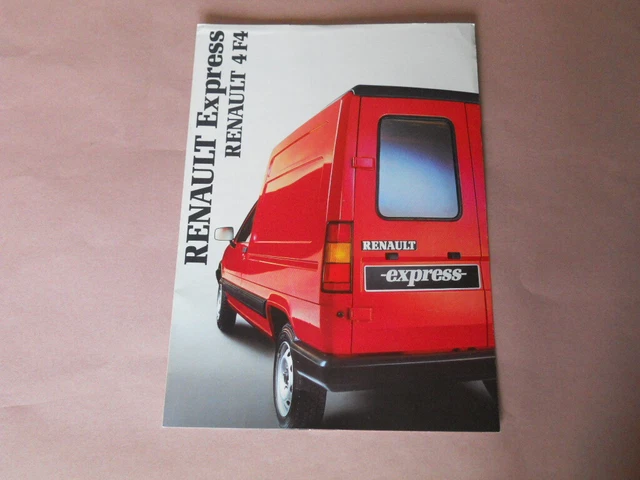 RENAULT EXPRESS R4F4 utilitaire brochure catalogue documentation ...