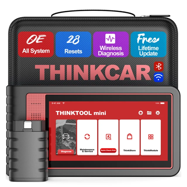 2024 THINKTOOL MINI OBD2 Scanner All System Car Diagnostic Tool ...