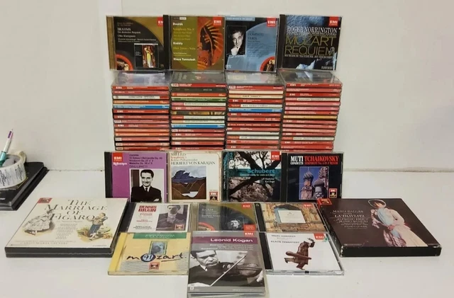 105 X CLASSICAL EMI CD JobLot - Brahms Beethoven Bach Elgar Mozart Schubert EUR 69,90 - PicClick DE