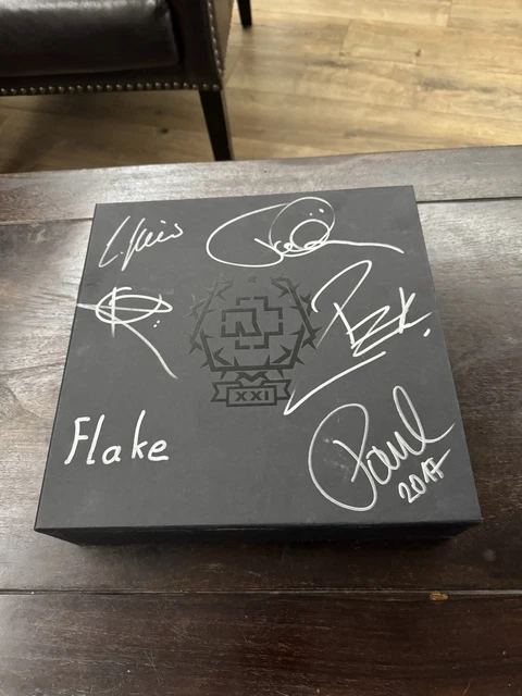 RAMMSTEIN XXI VINYL Box mit originalen Autogrammen der gesamten Band ...