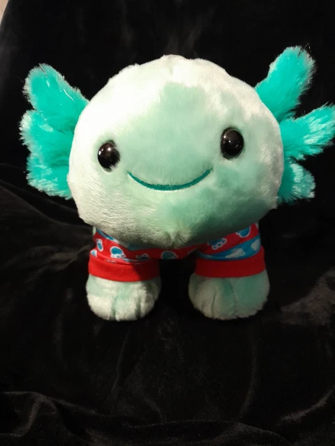 BUILD A BEAR Axolotl Plush Teal Stuffed Animal Limited Edition NWT with ...