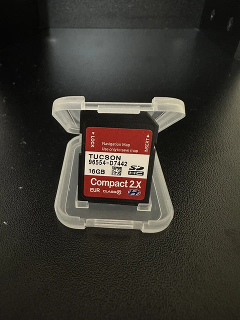 GENUINE HYUNDAI TUCSON Satellite Navigation SAT NAV SD Card 96554 D7442 ...