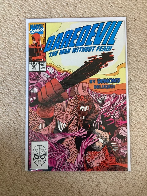 DAREDEVIL MAN WITHOUT Fear Vol.1 #281 Ann Nocenti, John Romita Jr ...