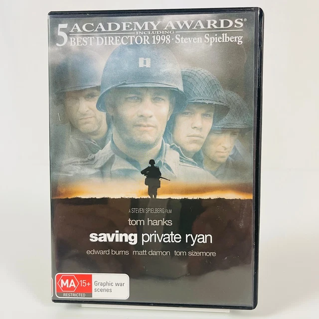 SAVING PRIVATE RYAN (DVD, 1998) Tom Hanks War Region 4 $9.35 - PicClick AU