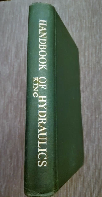 HANDBOOK OF HYDRAULICS - Horace W. King - 1939 - Engineering EUR 29,98 ...