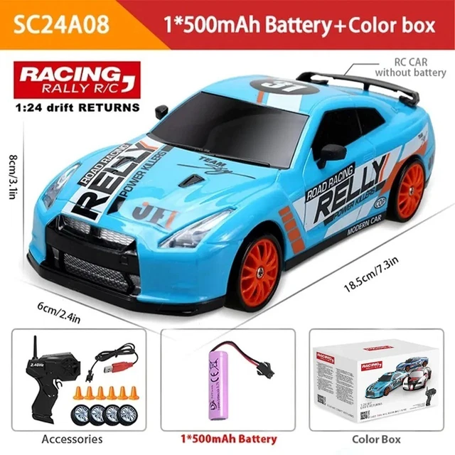 1:24 HIGH SPEED RC Drift Vehicle Mustang 4WD Remote Control Racing Car ...