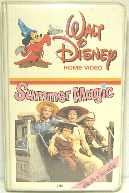 RARE VINTAGE WALT Disney Summer Magic Vhs Tape 184V Clamshell Case 1St ...