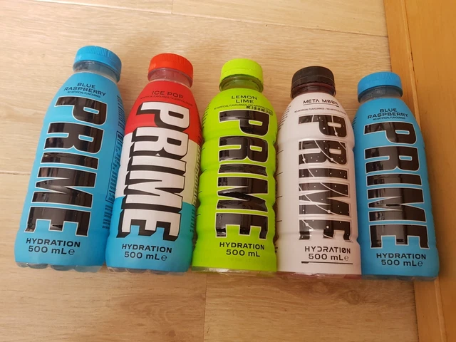 5 FULL BOTTLES OF PRIME x 4 FLAVORS 500ml By KSI and Logan Paul £20.00 ...