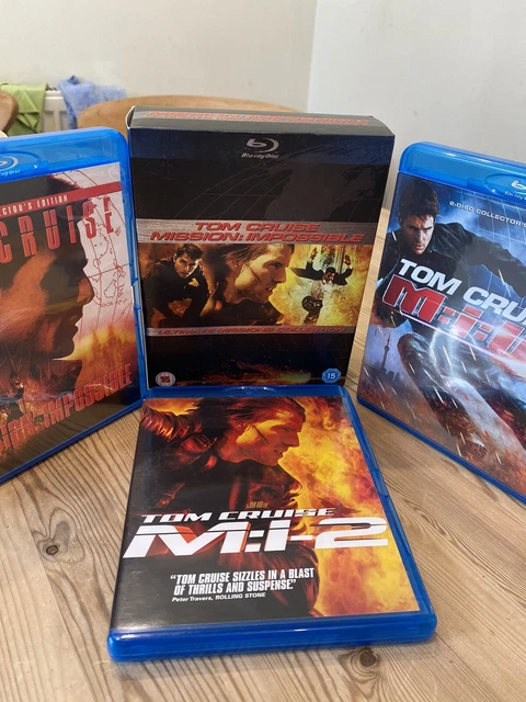 MISSION IMPOSSIBLE TRILOGY Blu-ray Tom Cruise Mission Impossible ...
