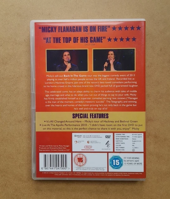 STEWART LEE / Greg Davies / Micky Flanagan - Three Stand Up Comedy DVD ...