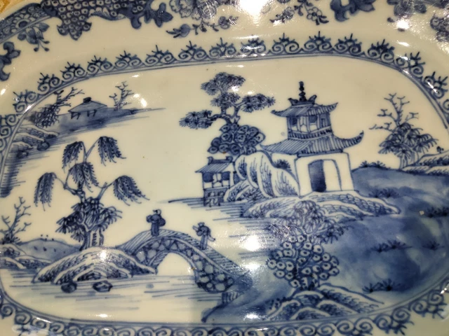 18TH CENTURY CHINESE Porcelain Platter,Dish,Plate £44.38 - PicClick UK