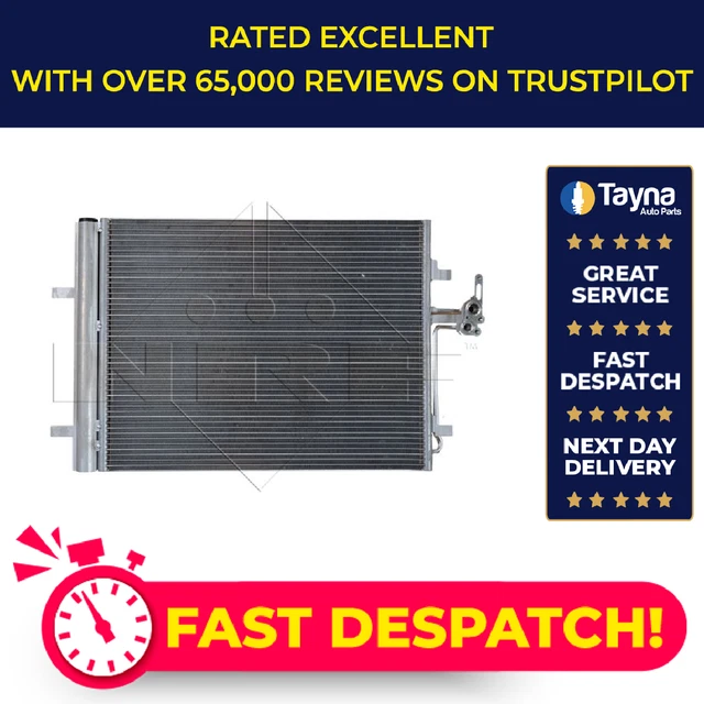 AIR CON CONDENSER fits VOLVO XC70 Mk2 07 to 16 AC Conditioning NRF ...