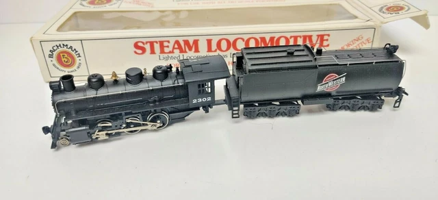 BACHMANN STEAM SMOKING Locomotive 41-720 Ho Scale 4-6-0 Chicago North ...