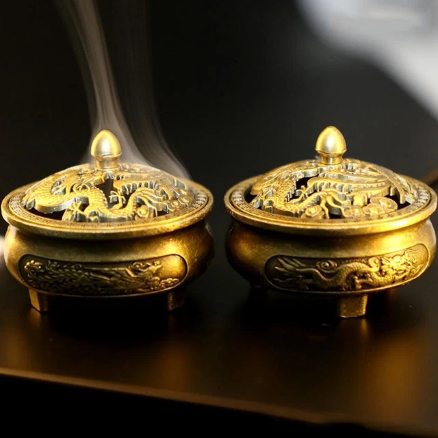 SMOKING JAR WITH Relief, Dragon and Phoenix, Home and Office Decoration ...