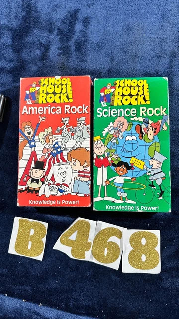 VINTAGE SCHOOL HOUSE Rock! Vhs Tapes America Rock & Science Rock ...