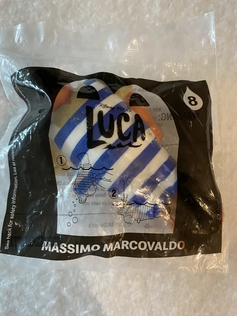 &MASSIMO MARCOVALDO& FROM "Luca" 2021 McDonald's Disney's Pixar Happy ...