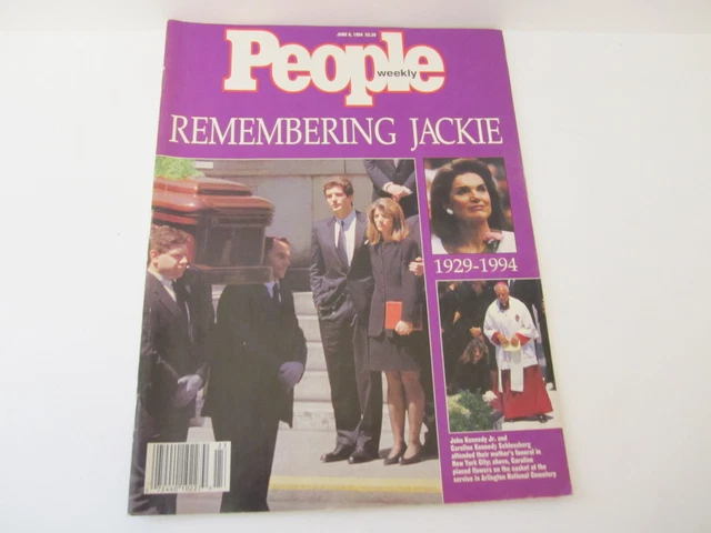 PEOPLE MAGAZINE JUNE 6 1994 Remembering Jackie John & Caroline Kennedy ...