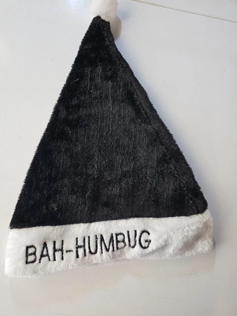 BAA HUMBUG BLACK Naughtier Santa Hat £1.16 - PicClick UK
