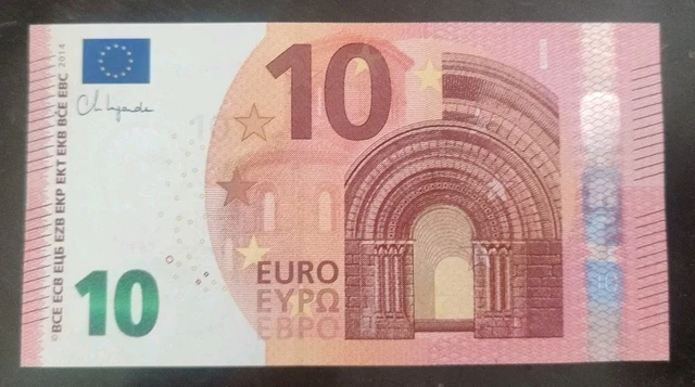 NEW UNC Y012 G1 🇬🇷 10 Euro 2014 🇬🇷 GREECE Grece Grecia Griechenland £28 ...