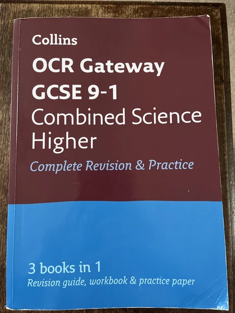 COLLINS OCR GATEWAY GCSE Combined Science Higher Complete Revision and ...