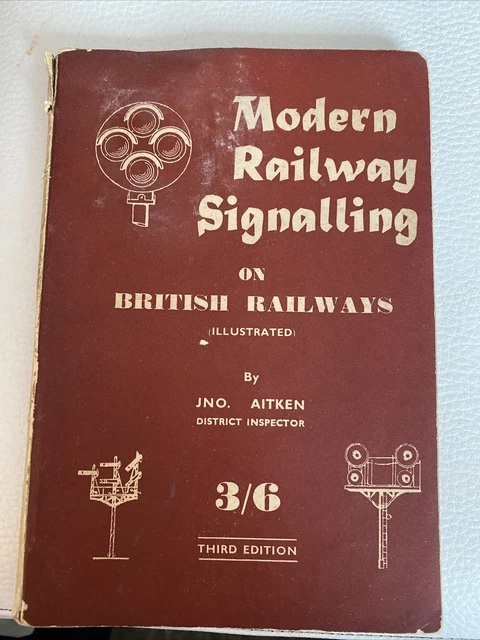 VINTAGE MODERN RAILWAYS Signalling On British Railways Book £20.00 ...