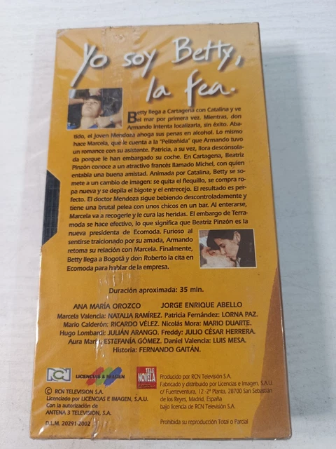 YO SOY BETTY La Fea Vol 8 VHS PAL Spanish TV Novel (2002) 40 min New ...