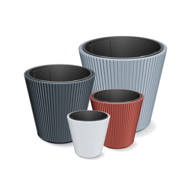 POT DE FLEUR élégant pot de fleur insert pot Milly design 4 couleurs 5 ...