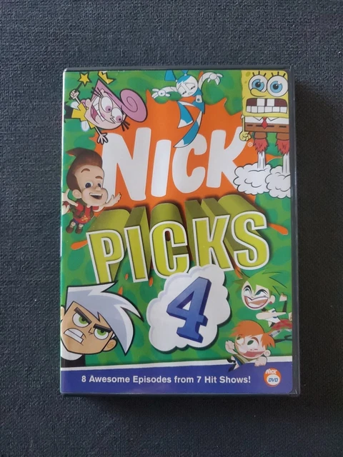 NICK PICKS VOL. 4 Nickelodeon (DVD) Nick Jr Bob l'éponge, Jimmy Neutron ...