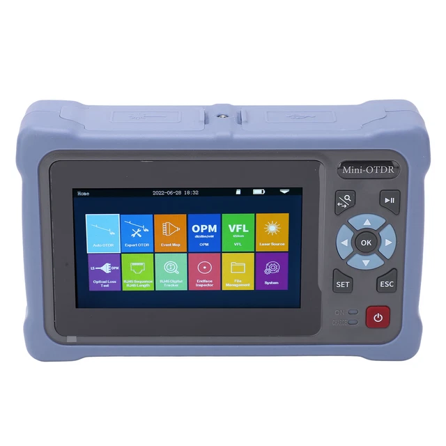OPTICAL NETWORK TESTER OTDR Optical Time Domain Reflectometer 4.3in ...