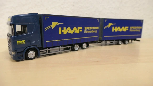 HERPA 1:87 - Scania CS HD Vol.HZ "Spedition Haaf / Römerberg" - 312028 ...