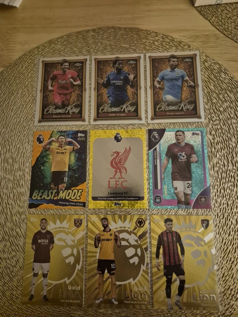 TOPPS 2026 PREMIER League Football Trading Cards numbered, Golden and ...