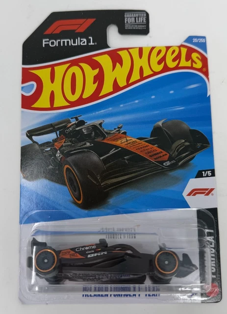 HOT WHEELS FORMULA 1 2026 New Models F1 McLaren Team 20/250 First $5.51 ...