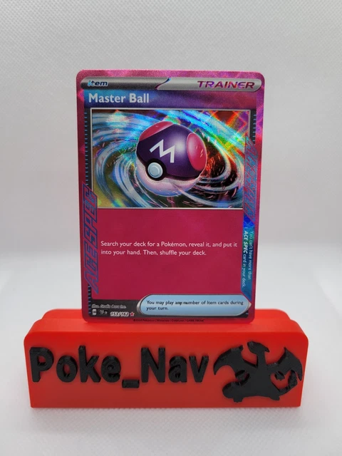 MASTER BALL 153/162 ACE SPEC Rare SV05 : Forces Temporelles Pokémon JCG ...