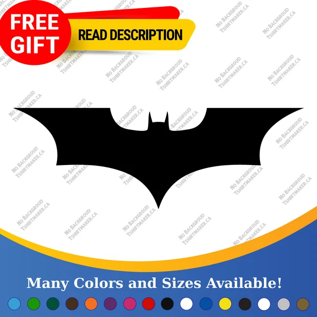 BATMAN DARK KNIGHT Comic Marvel Bat Joker DC Harley VINYL DECAL STICKER ...