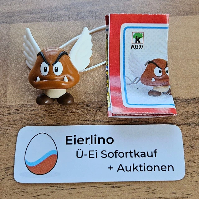 GUMBA VQ397 GOOMBA mit BPZ , Super Mario Kinder JOY !! RAR !! SELTEN ...